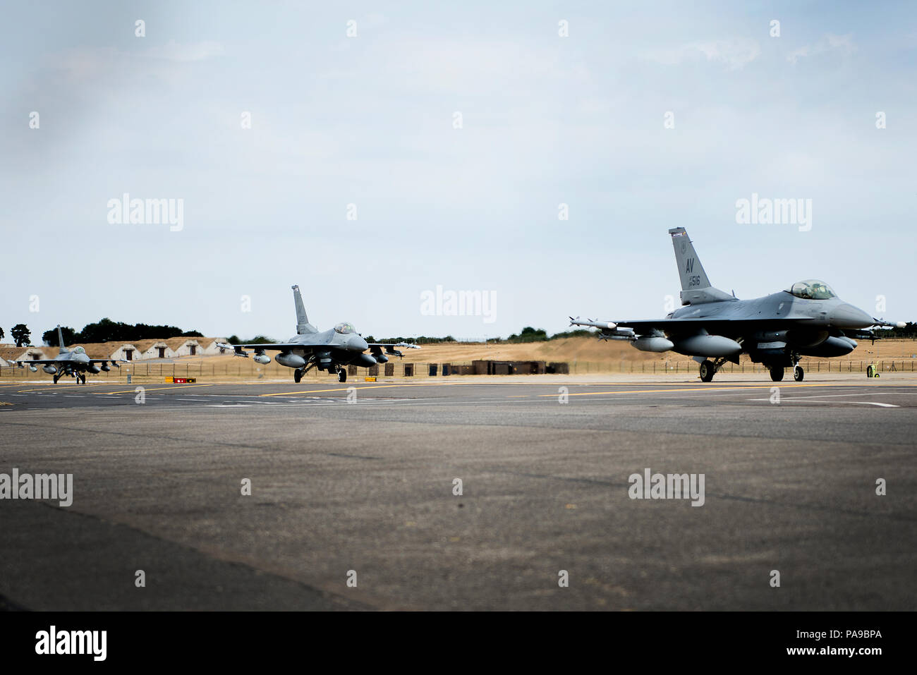 F-16C Fighting Falcons from the 31st Fighter Wing, 510th Fighter ...