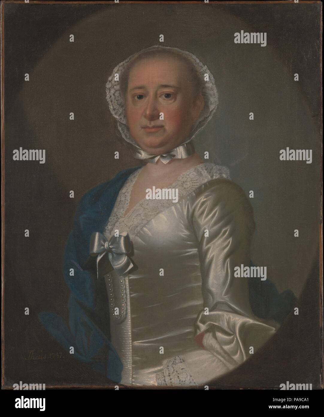 Mrs. Gabriel Manigault. Artist: Jeremiah Theus (American, Chur, 1716 ...