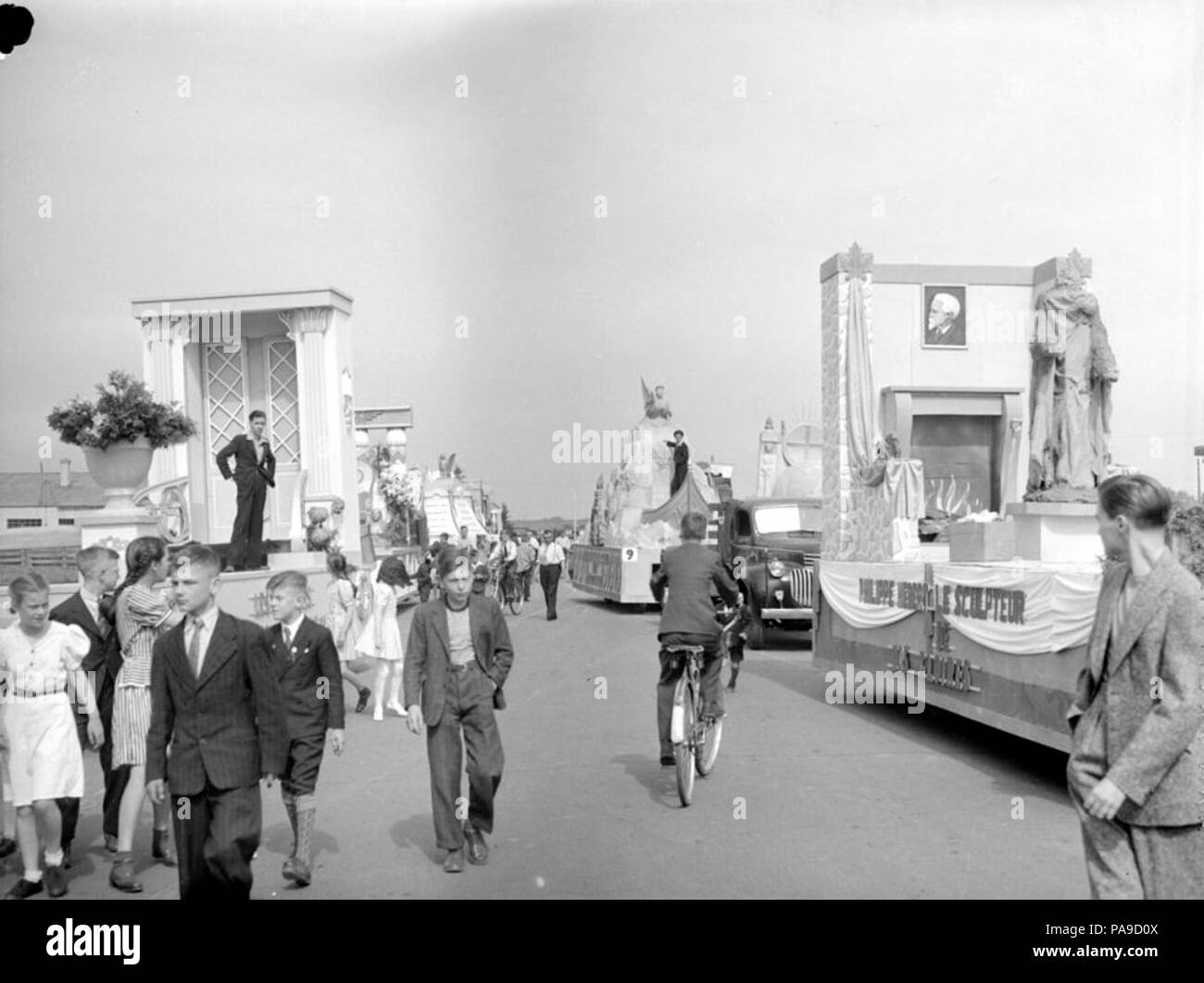 Parade motorcars Black and White Stock Photos & Images - Alamy