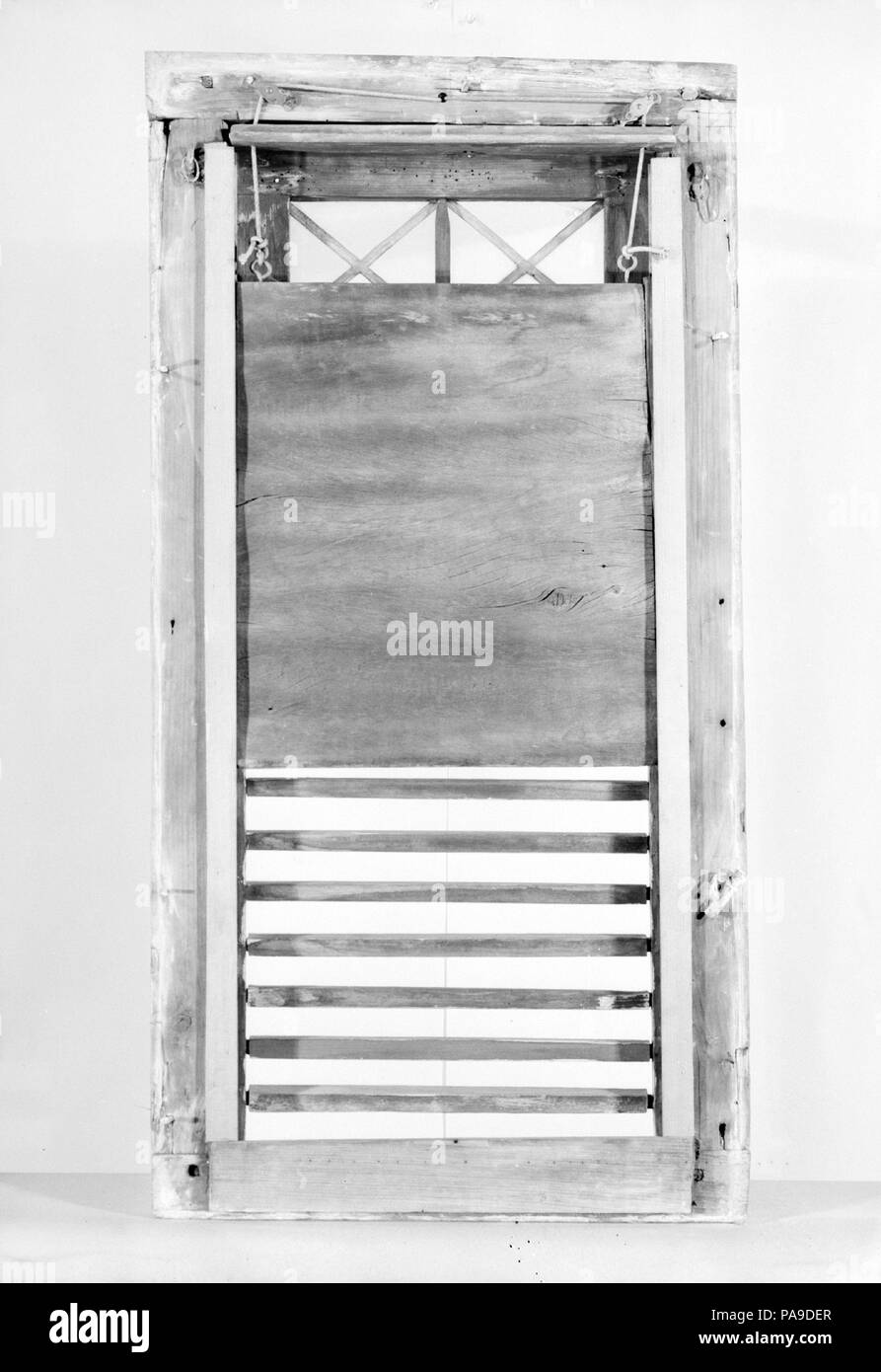 Window with Shutter. Culture: American. Dimensions: 43 x 22 in. (109.2 ...