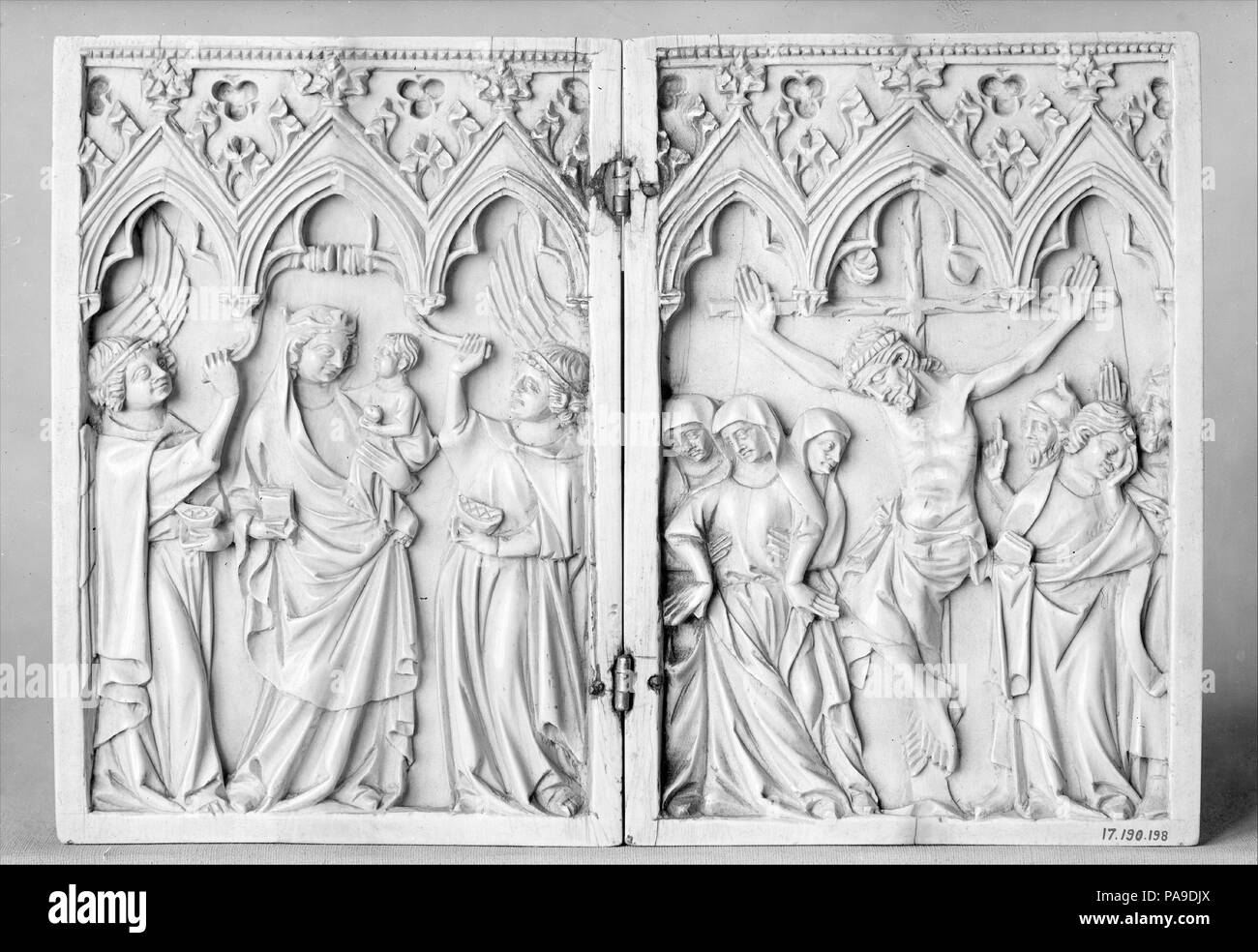 Diptych. Culture: French. Dimensions: Open: 7 × 5 in. (17.8 × 12.7 cm ...