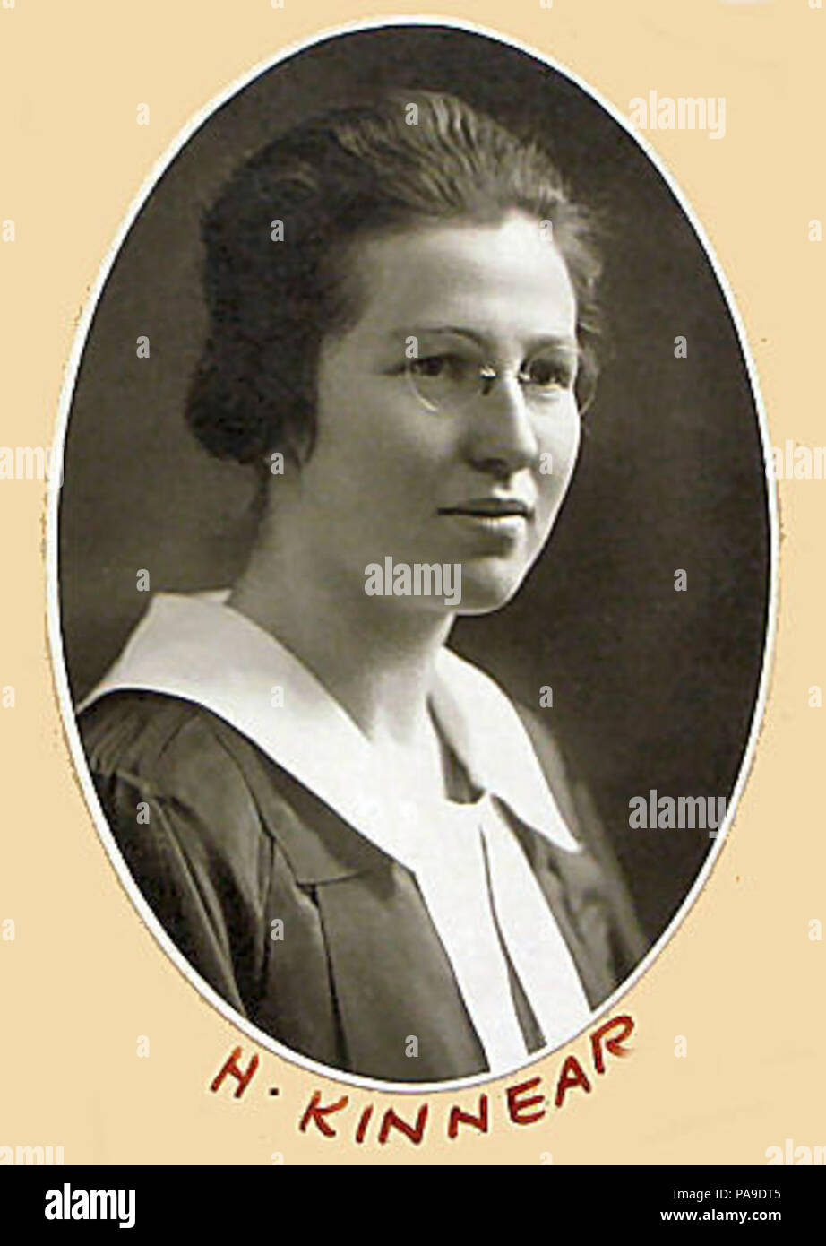 198 Photograph of Helen Alice Kinnear (1894-1970) (12122146913 Stock ...
