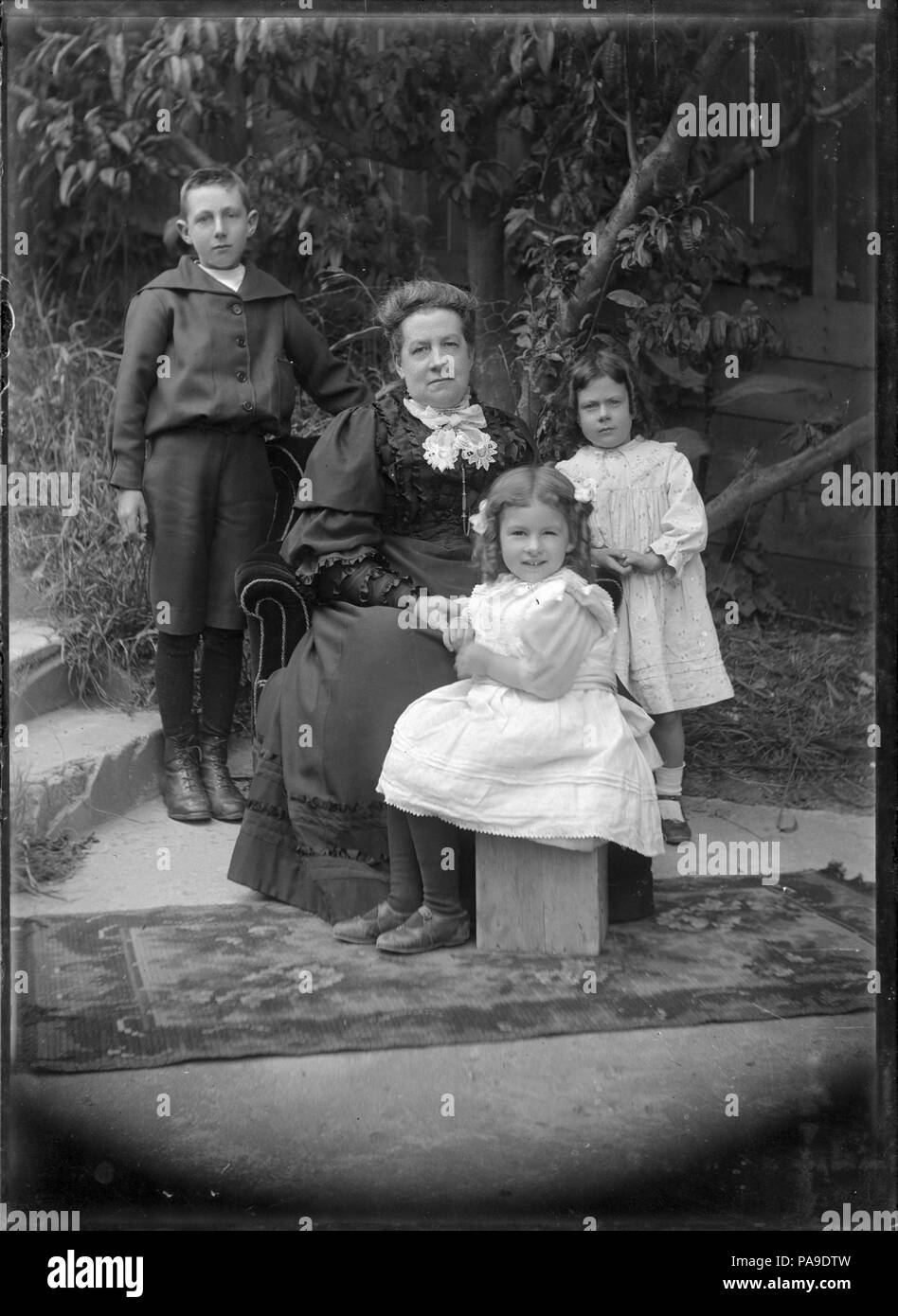 198 Phyllis and William Godber with their grandmother Mary Ann Godber ...