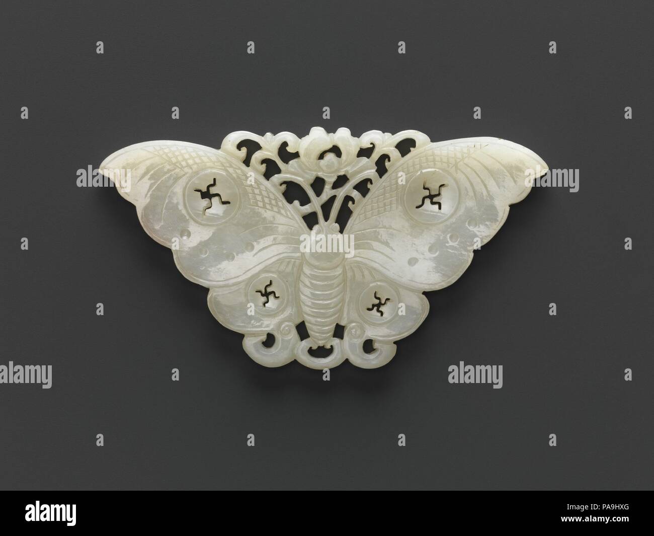 Butterfly. Culture: China. Dimensions: H. 4 1/4 in. (10.8 cm); W. 2 5/ ...