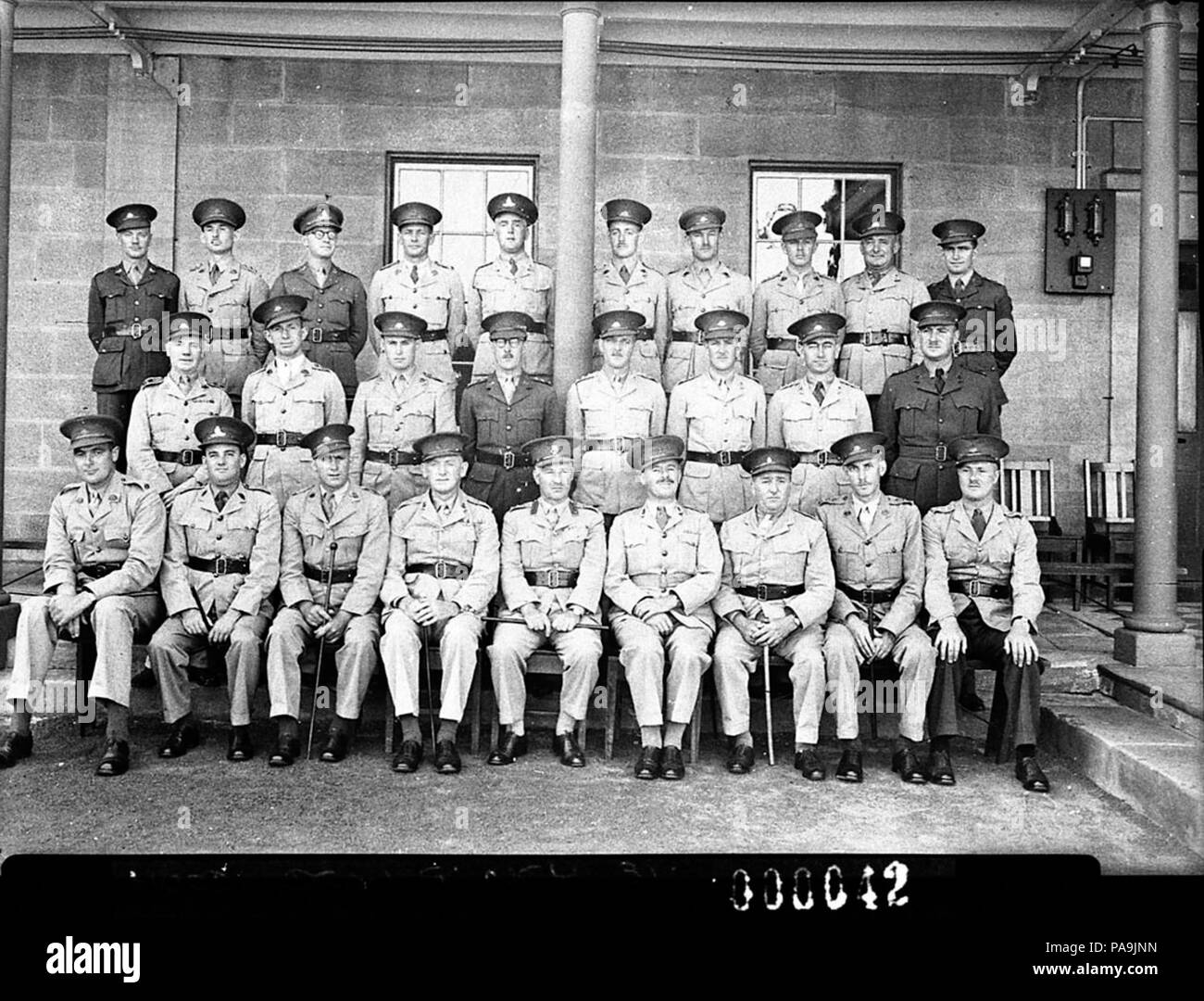 238 SLNSW 12508 Staff School group at Victoria Barracks Stock Photo - Alamy
