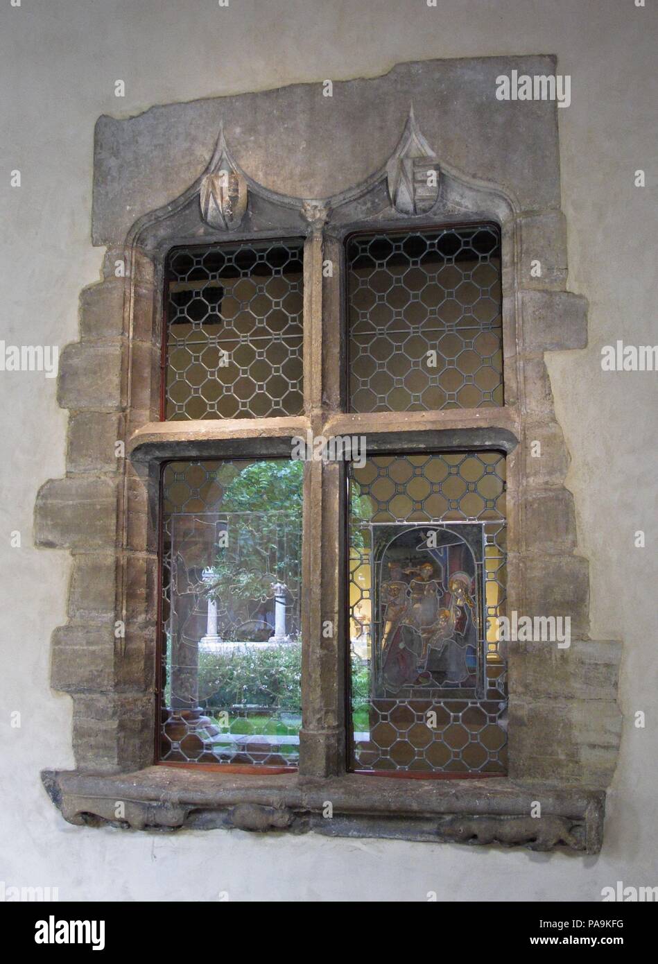 Window. Culture: French. Dimensions: Overall: 120 1/4 x 25 3/4 in. (305 ...