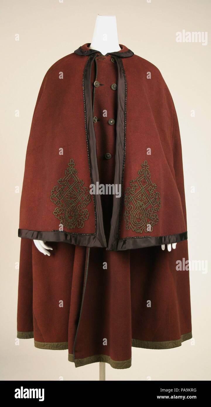 Cloak. Culture: American or European. Date: 1850s. Museum: Metropolitan ...