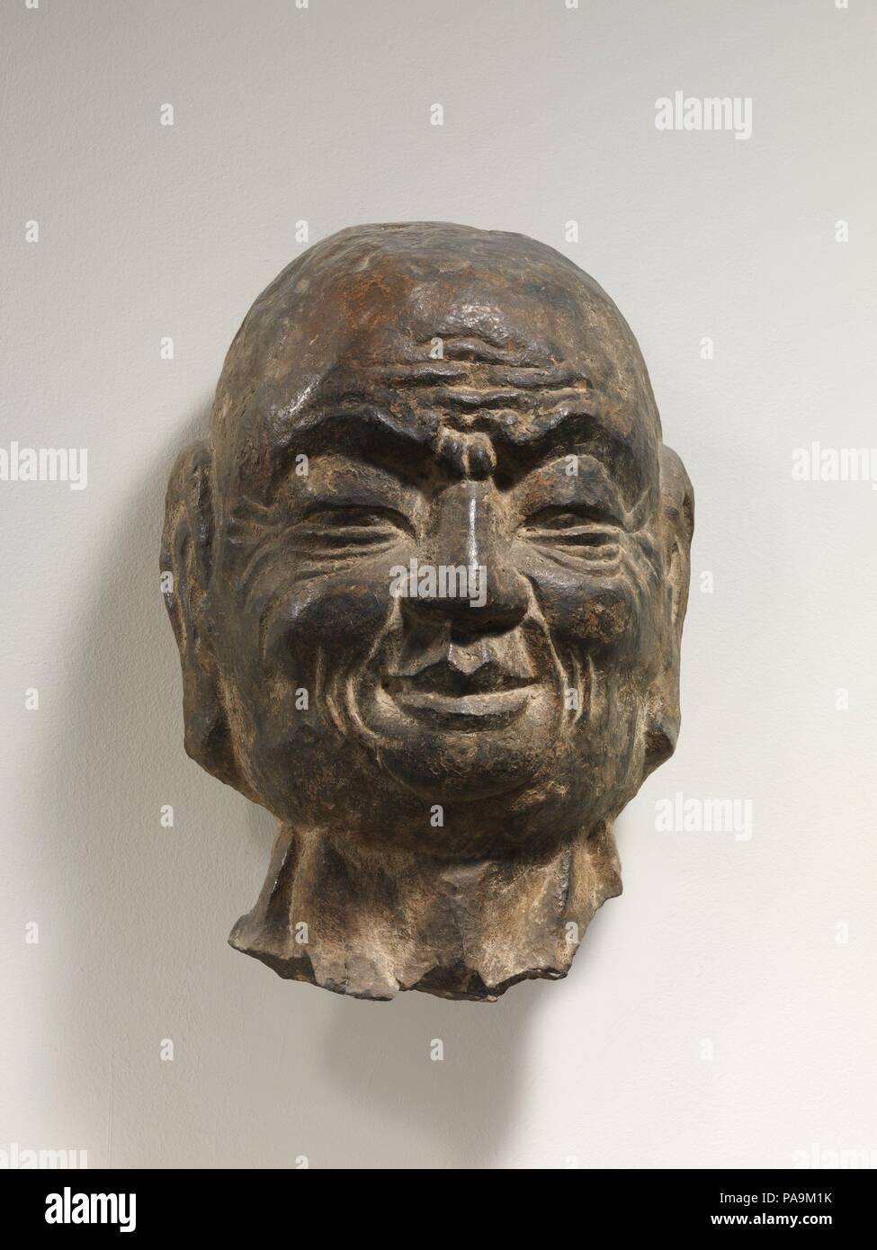 Head of Arhat. Culture: China. Dimensions: H. 21 in. (53.3 cm); W. 14 7 ...