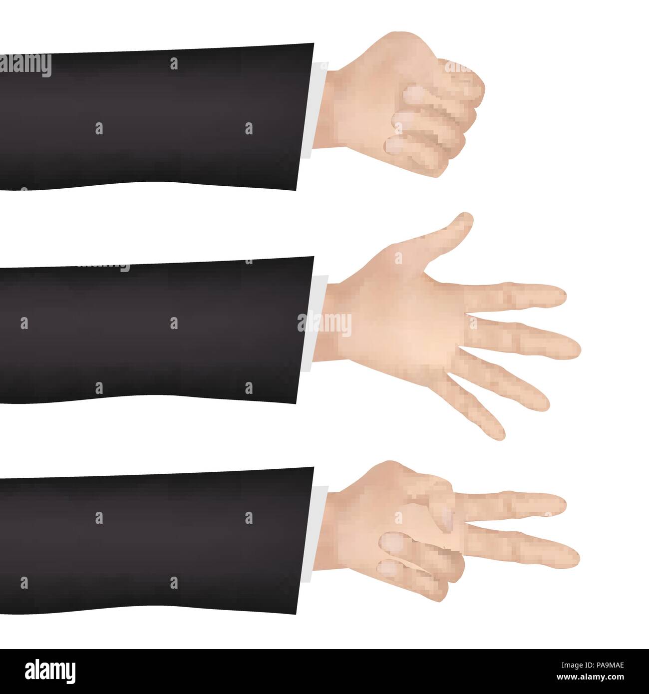 Paper scissors rock Stock Vector Images - Alamy