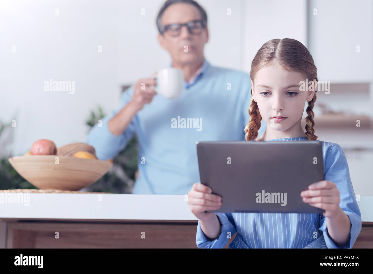 Serious girl hi-res stock photography and images - Alamy