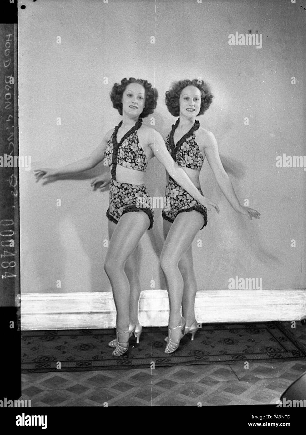 Hosiery model Black and White Stock Photos & Images - Alamy