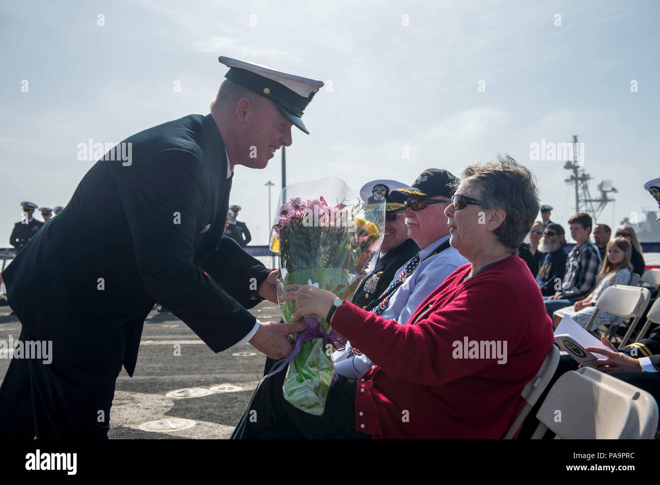 SAN DIEGO (Mar. 1, 2016) – The parents of Cmdr. Thomas S. Stephens are ...