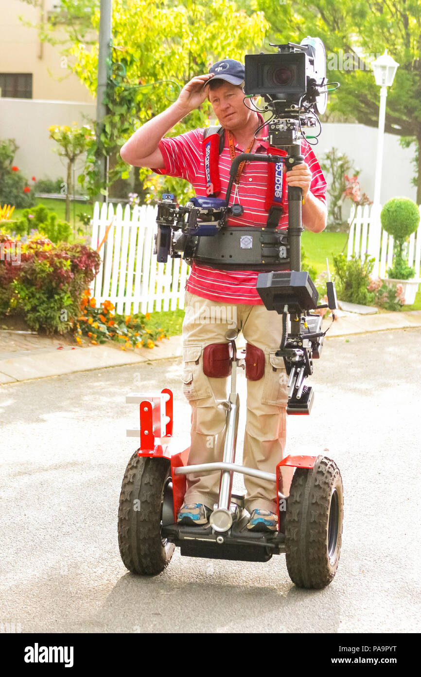 Cameraman on segway hi-res stock photography and images - Alamy