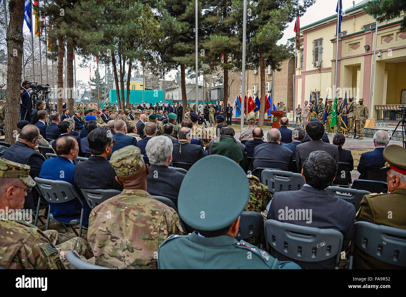 Gen. John Campbell and Gen. John Nicholson performed the passing of the ...