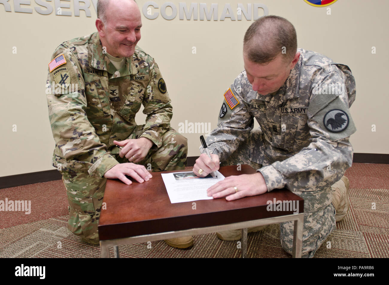 Command sgt maj of the u s army reserve hi-res stock photography and ...