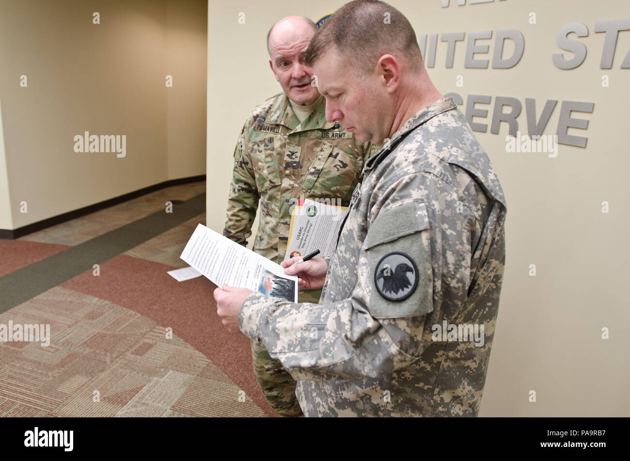 Command Sgt. Maj. Jim Wills, U.S. Army Reserve Command sergeant major ...