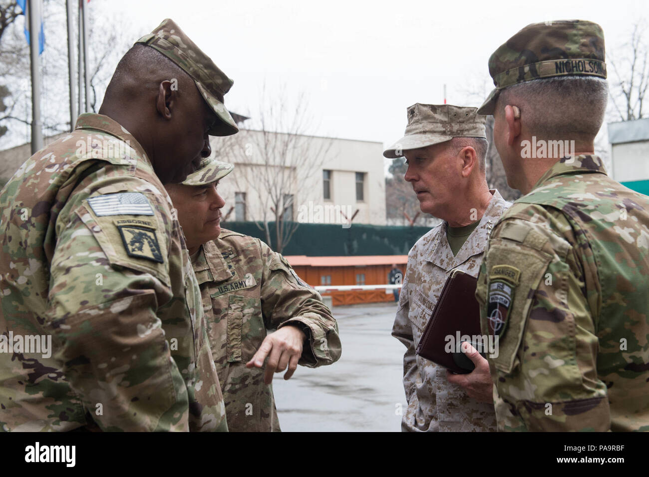 Outgoing Resolute Support Commander Gen. John Campbell, incoming ...