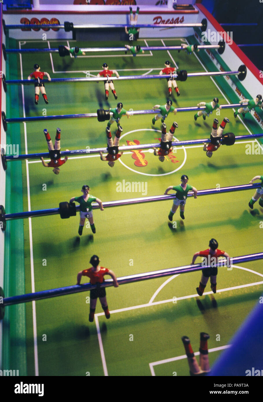 TABLE FOOTBALL 2004 Stock Photo - Alamy