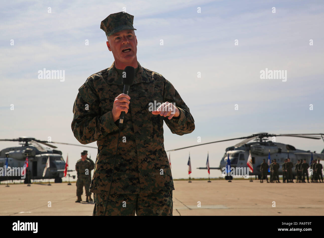 Sgt. Maj. Michael Walton, sergeant major of Marine Corps Air Station ...
