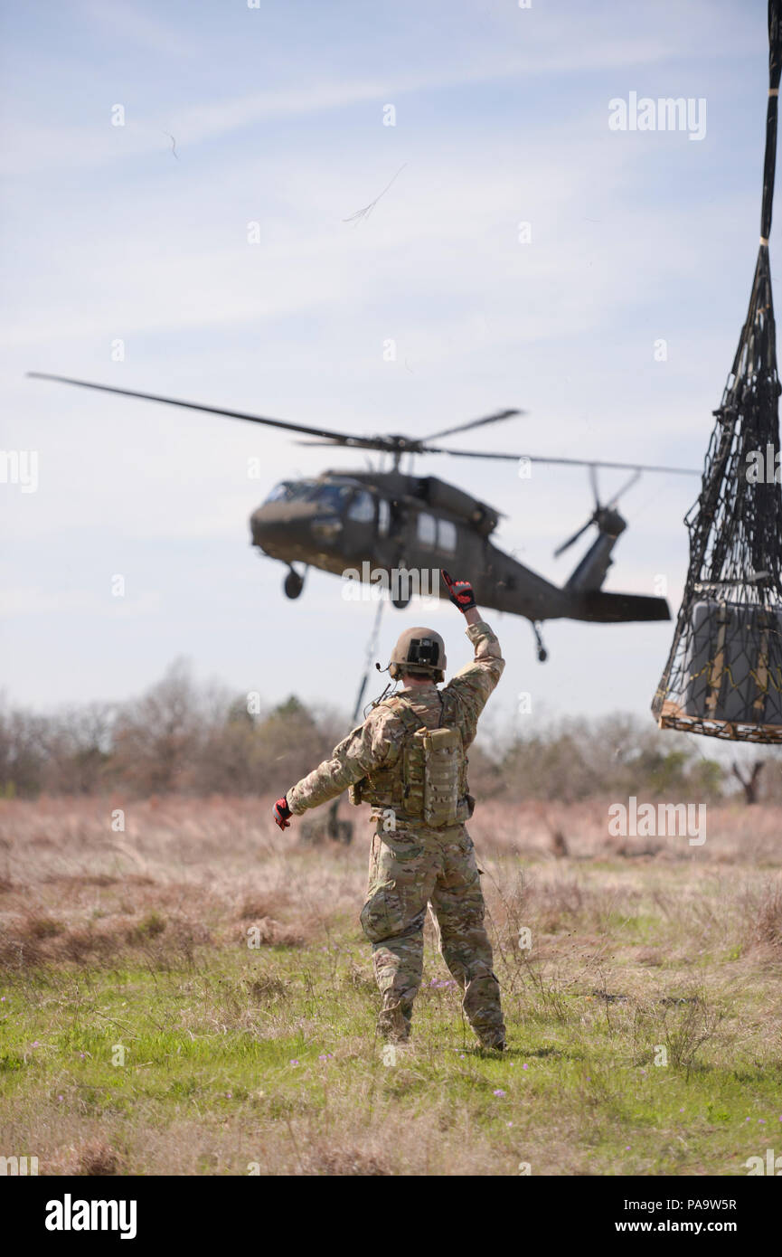 Tactical air control party airmen assigned to the 147th Air Support ...