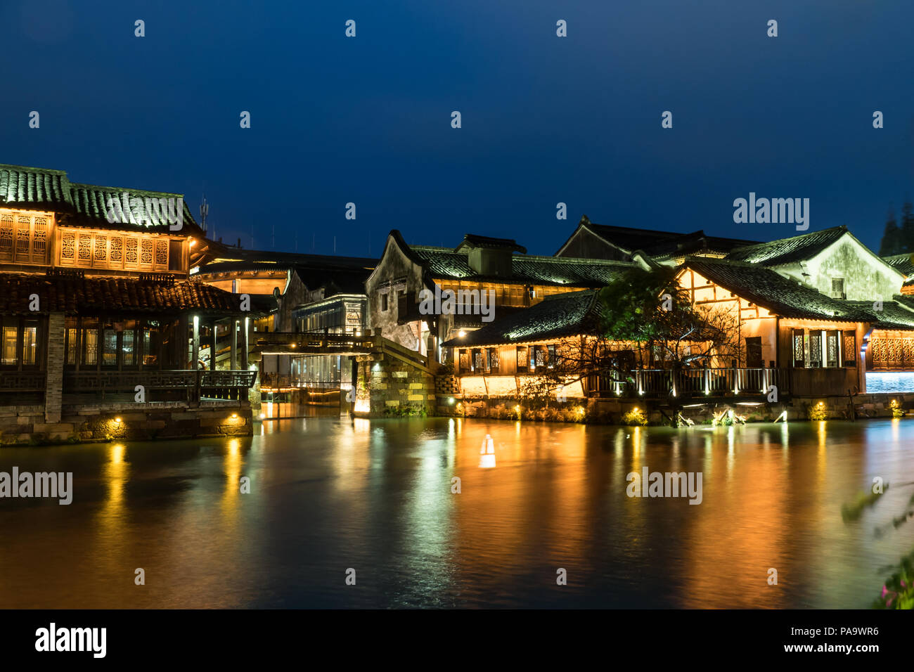 Wuzhen, a famous water town in China Stock Photo - Alamy