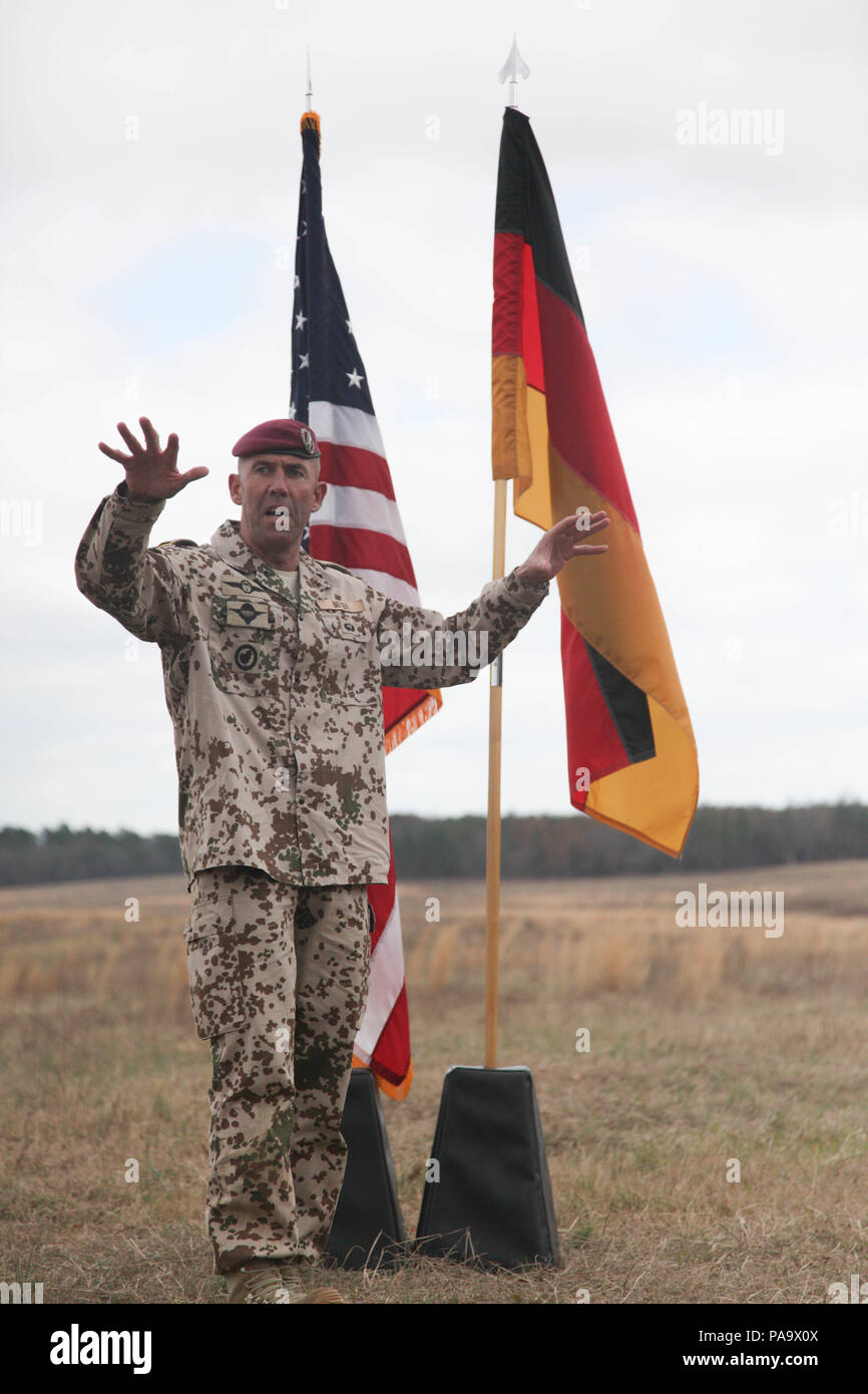 German Lt. Col. Frank Beyer, German Armed Forces liaison officer ...