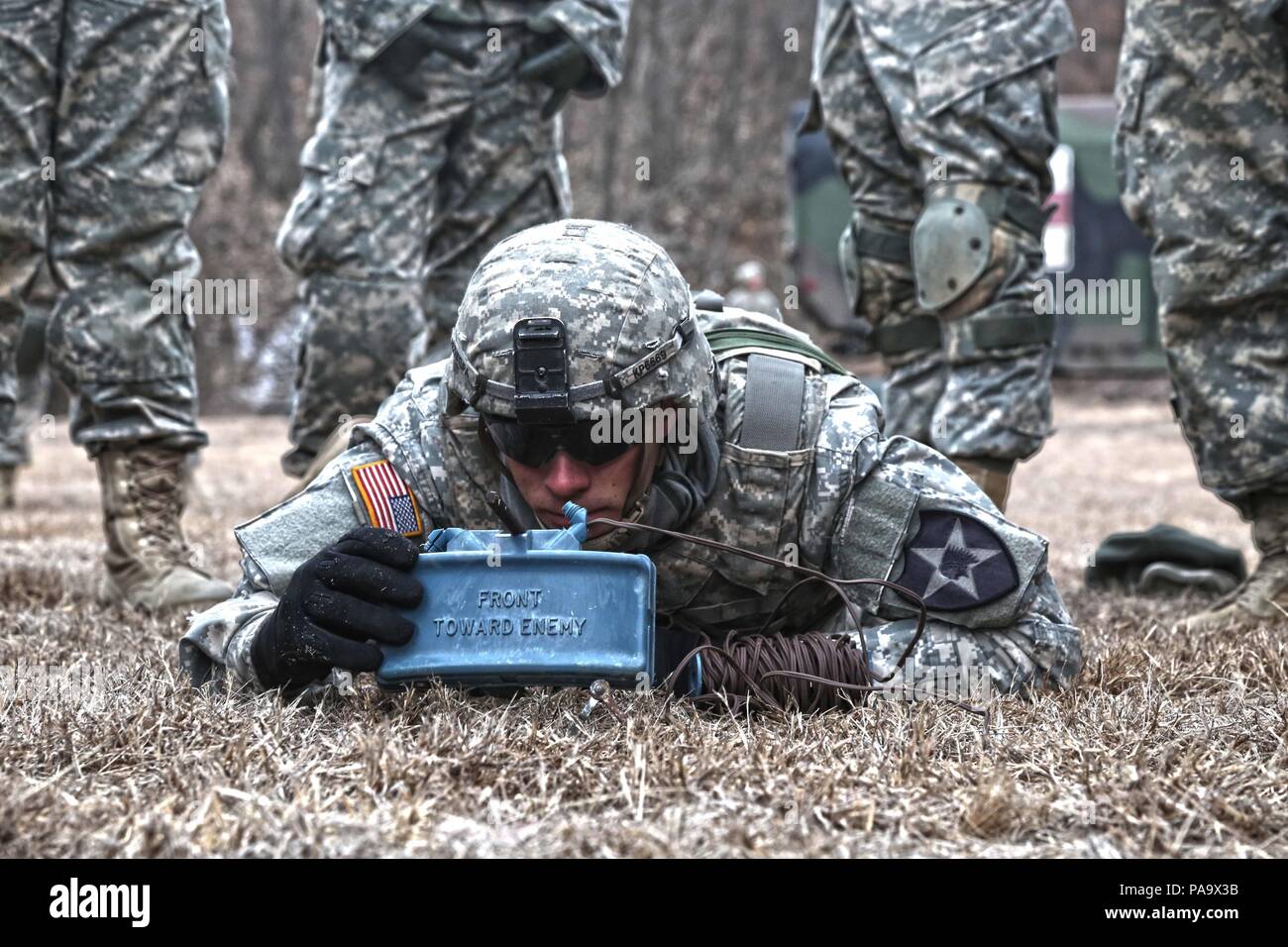 Spc. Konrad Przystupa, assigned to Company B, 2nd Battalion, 3rd ...