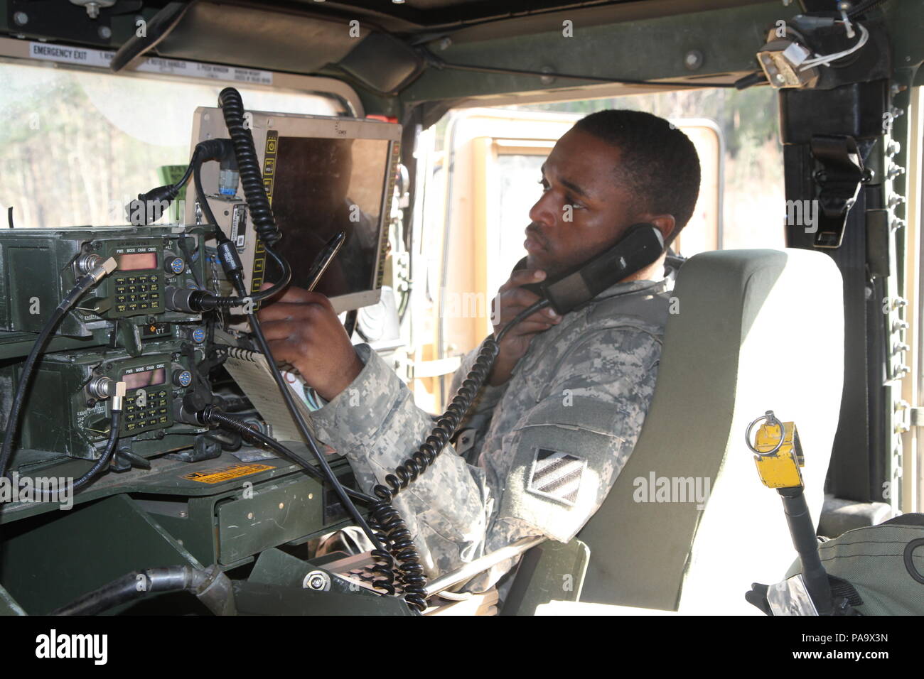 Spc. Marquis Walker, an engineer with Company B, 9th Brigade Engineer ...