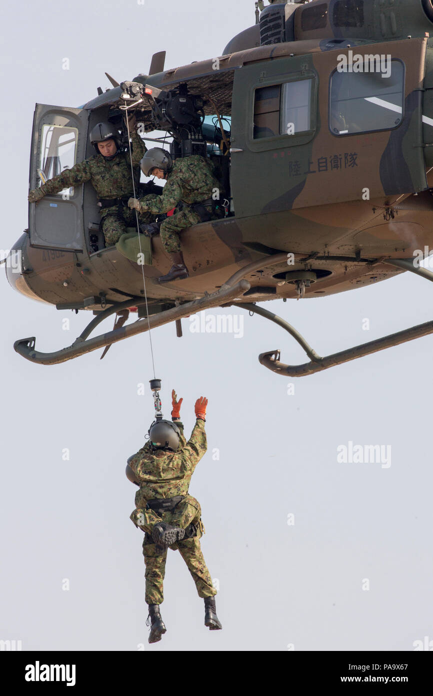 Japan Ground Self-Defense Force members with the Eastern Army ...
