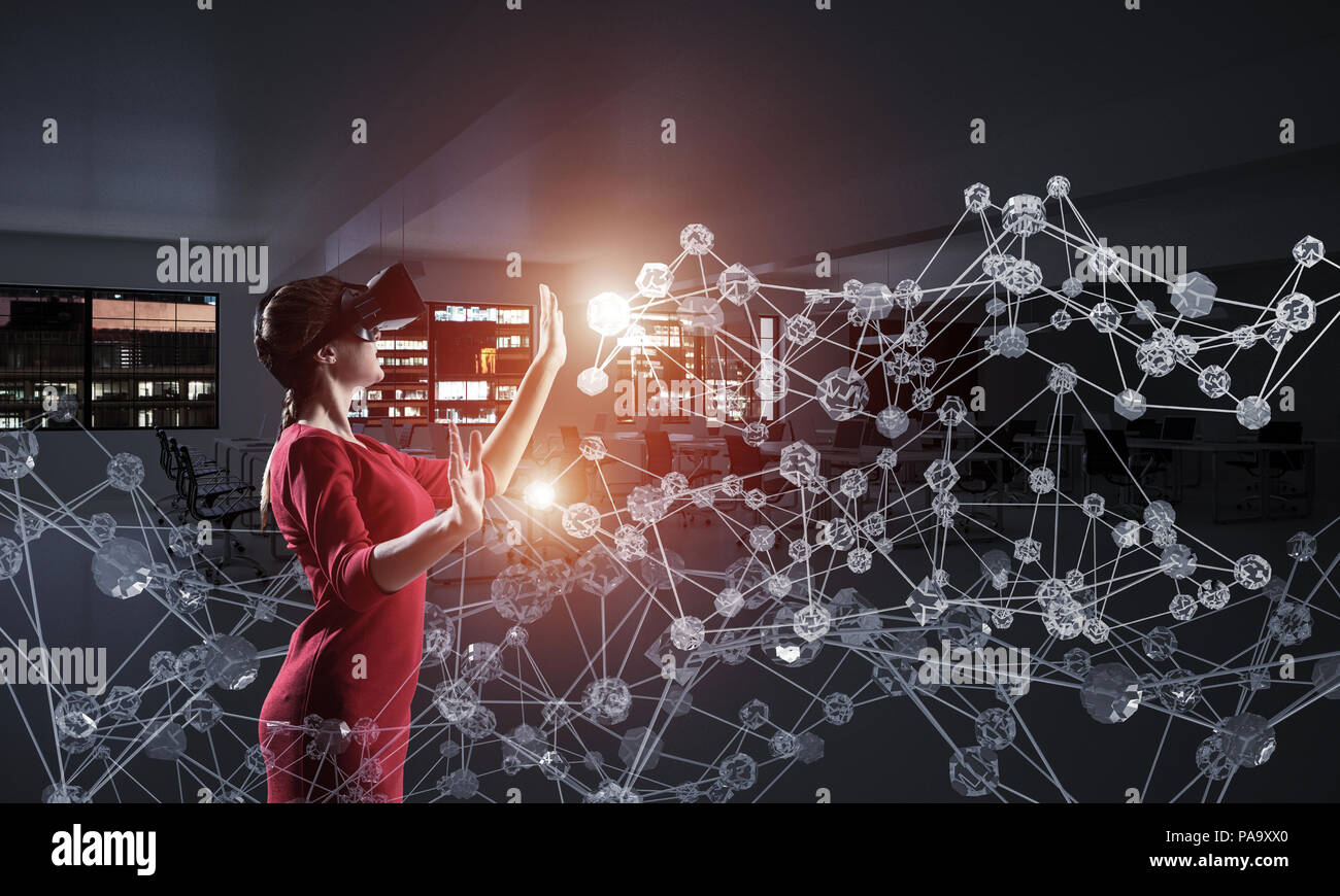 Using modern technologies Stock Photo - Alamy