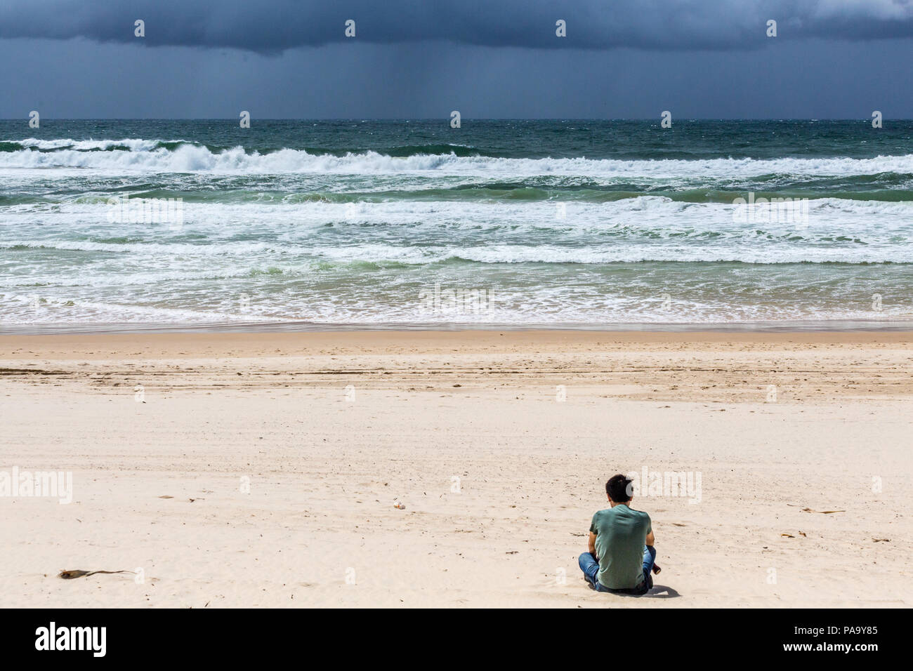 Rough sea surfers hi-res stock photography and images - Alamy