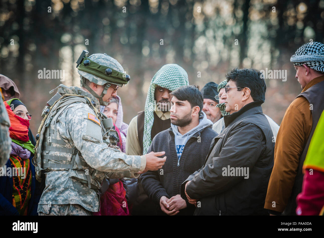 1st Lt. Charles W. Breeden, commander of the 309th Transportation ...