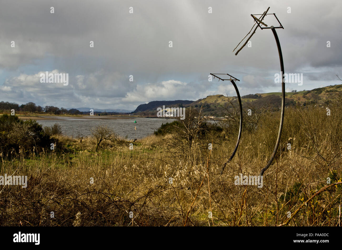 River Clyde 'art' Stock Photo - Alamy