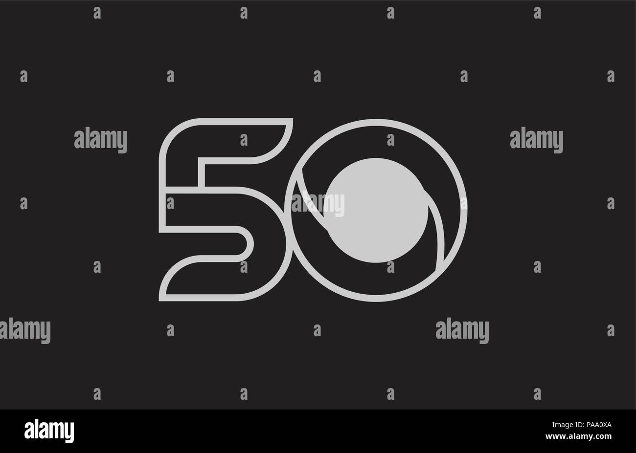 Number 50 Stock Vector Images - Alamy