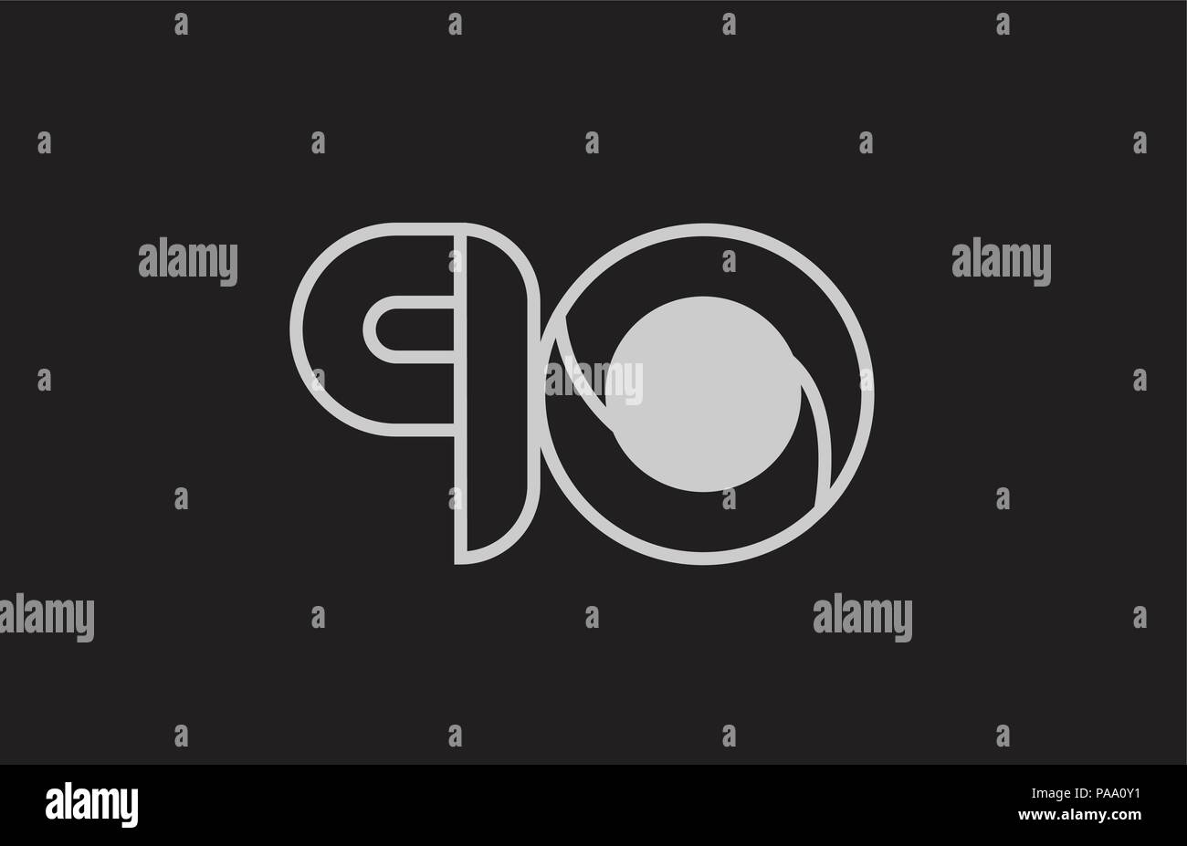 Number 90 vector vectors Stock Vector Images - Alamy