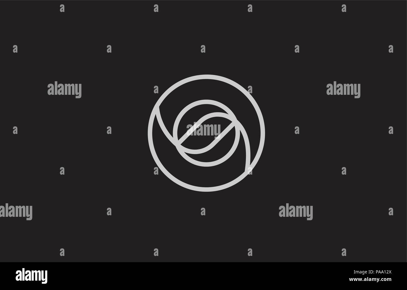 black and white number 0 zero logo design suitable for a company or ...