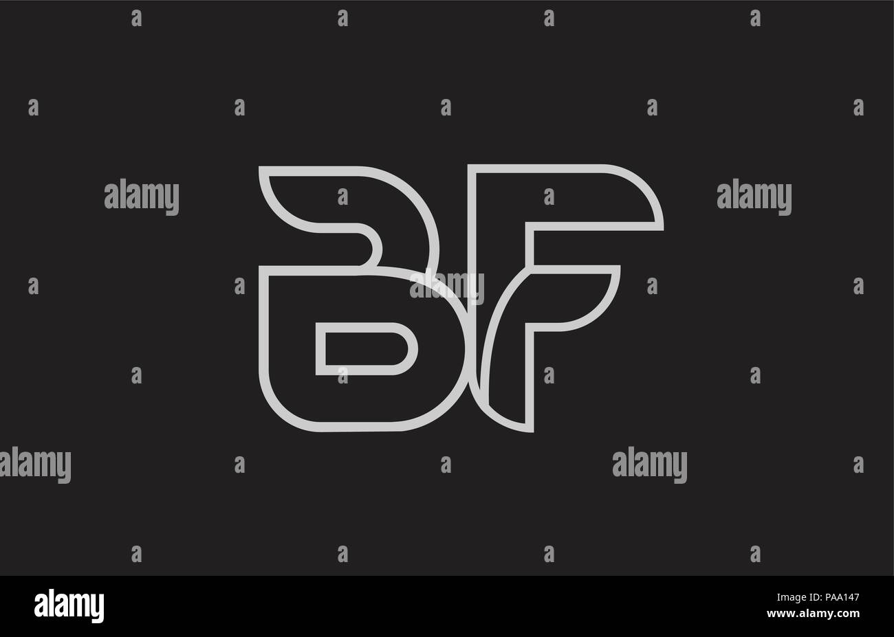 Letter bf Stock Vector Images - Alamy