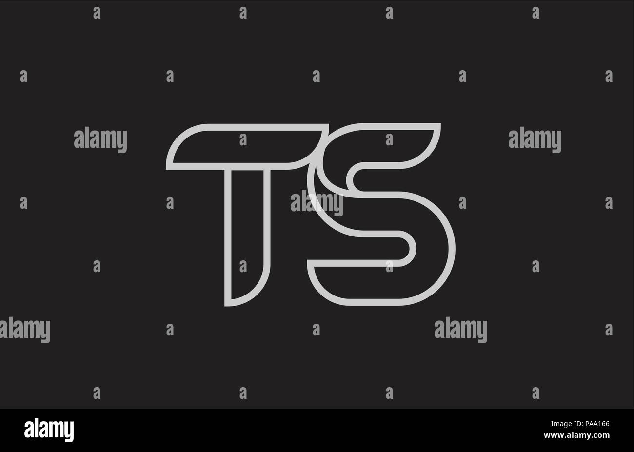T s logo Stock Vector Images - Alamy