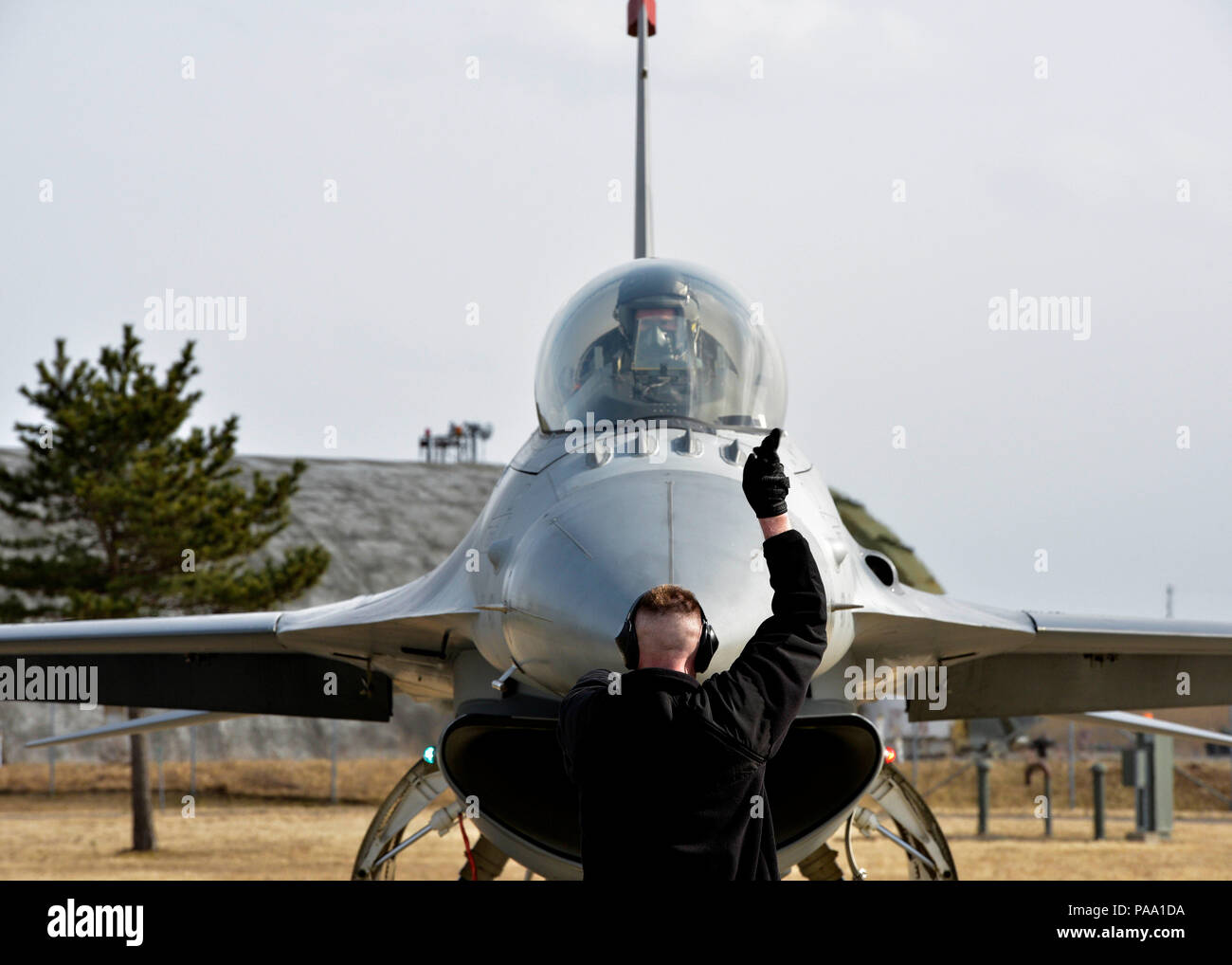 U.S. Air Force Staff Sgt. John Hancock, a crew chief with the Pacific ...