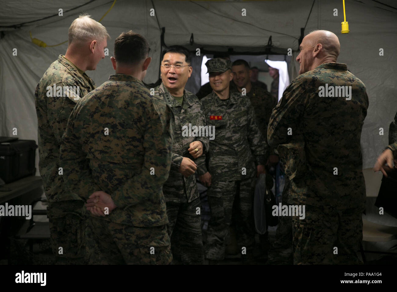 Republic of Korea Lt. Gen. Lee Sang Hoon, commandant of the ROK Marine ...