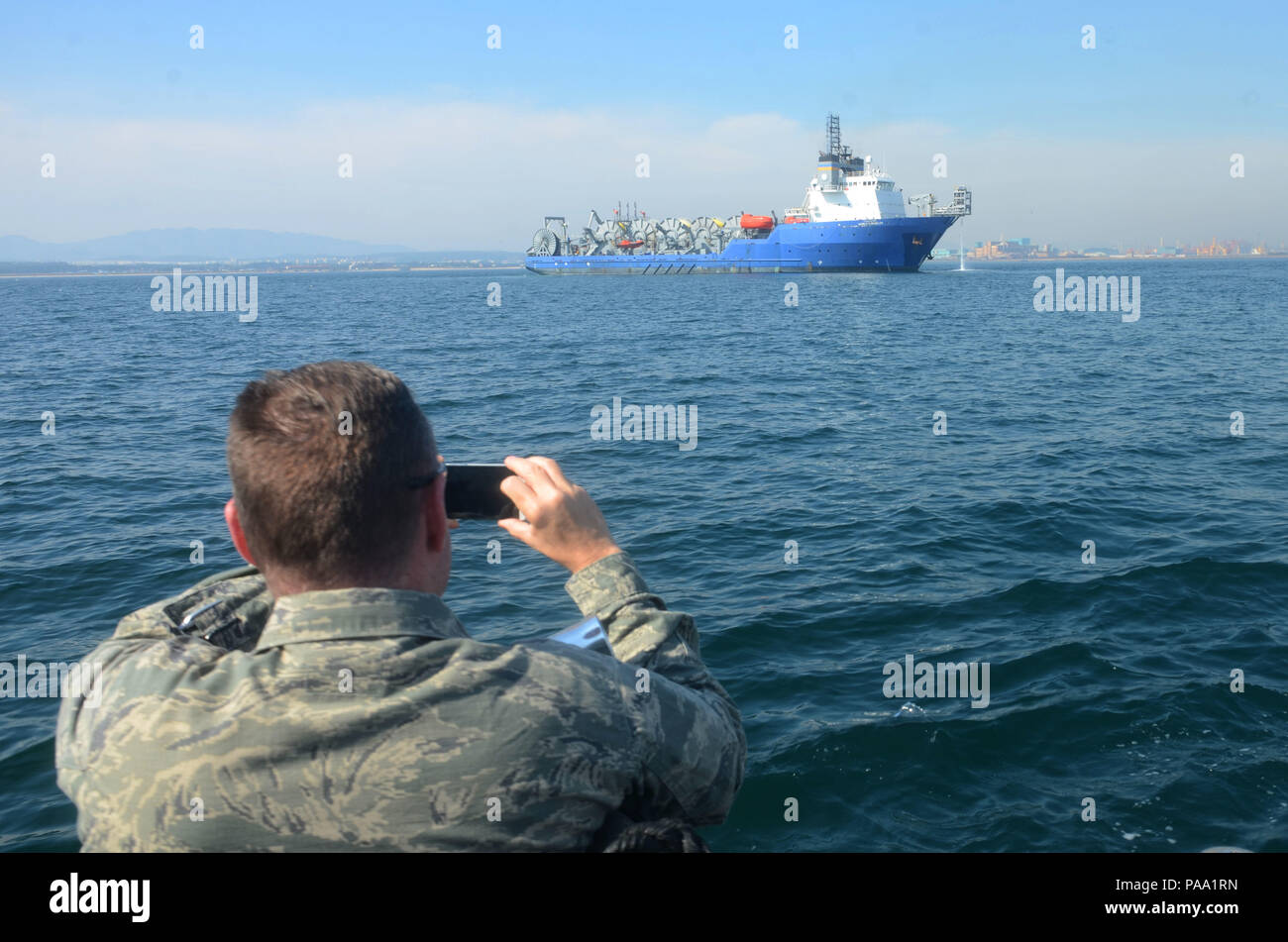 The USNS Vadm K.R. Wheeler (T-AG 5001), an offshore petroleum ...