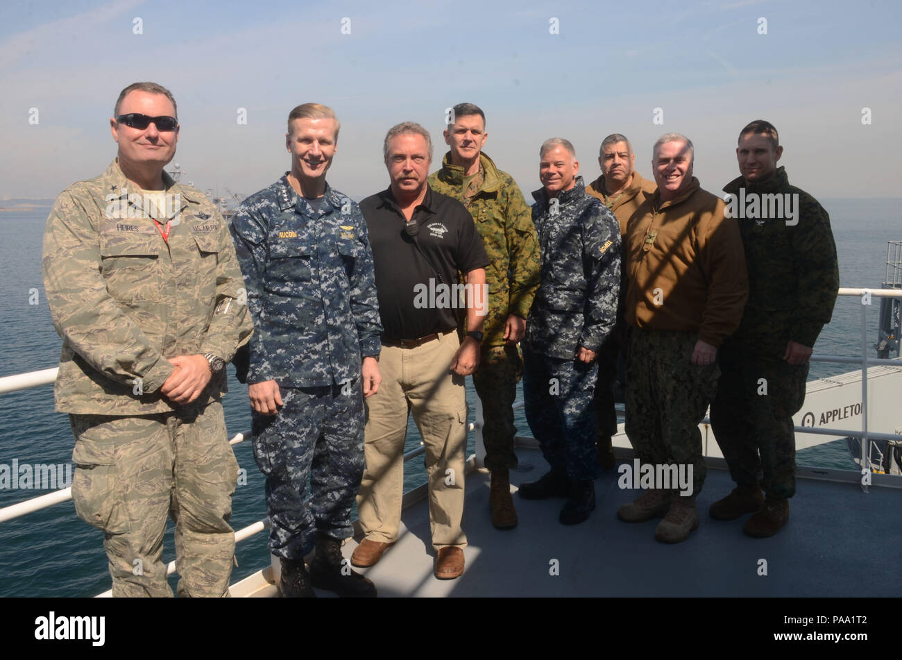 160317-N-WJ640-089 POHANG, South Korea (March 17, 2016)—A group of ...