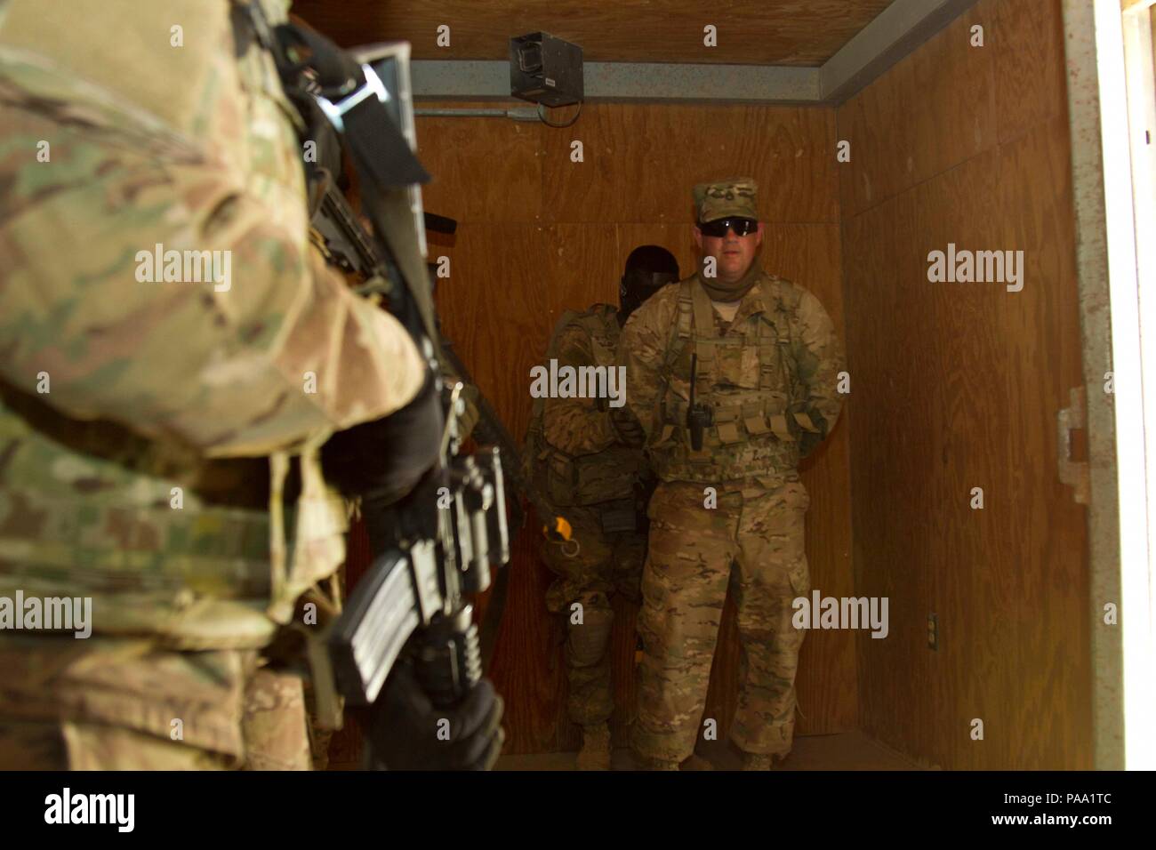Sgt. 1st Class Joshua Cluff, a senior small group leader, from 640th ...