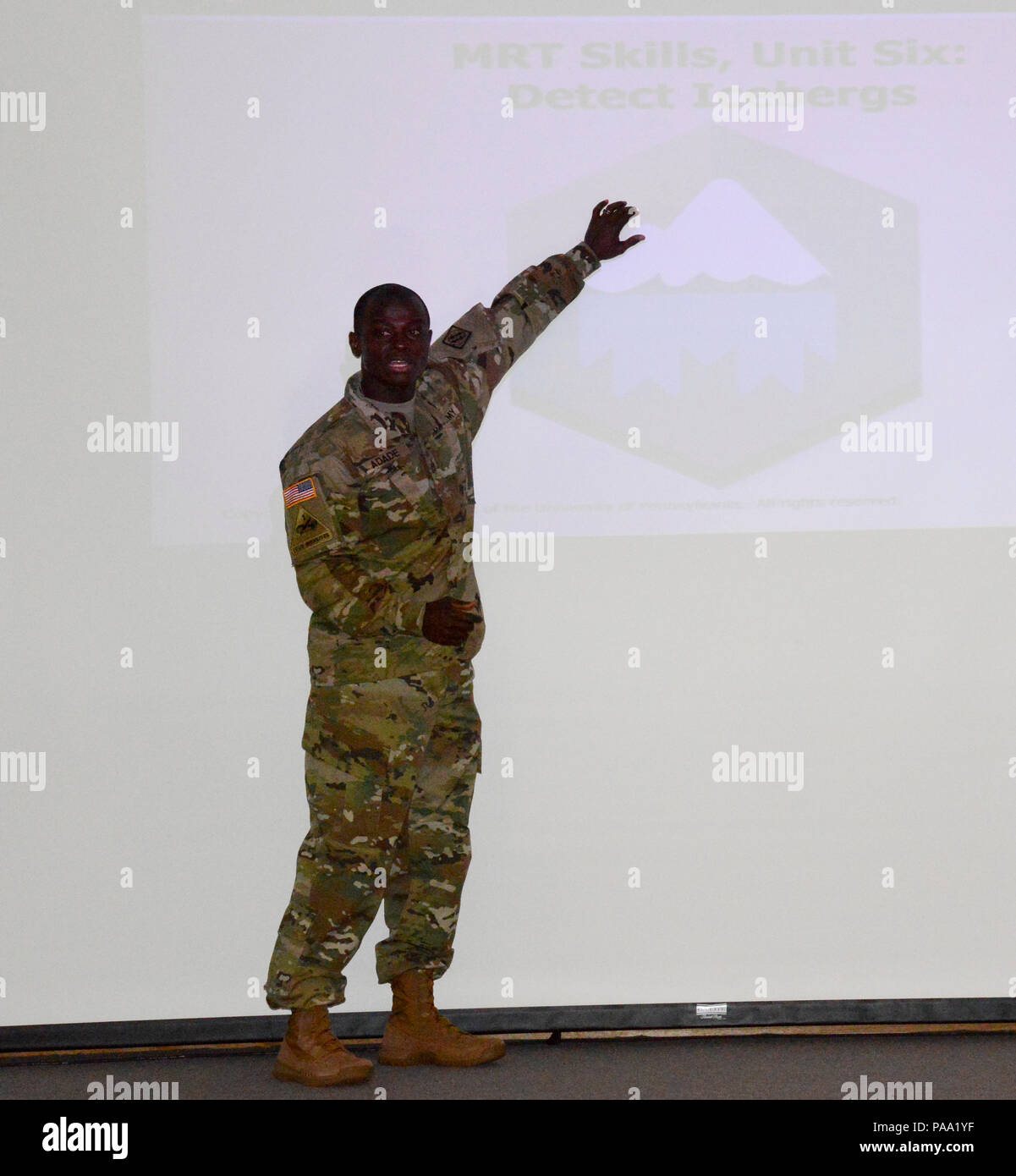 U.S. Army personnel from Headquarters and Headquarters Detachment, 39th ...