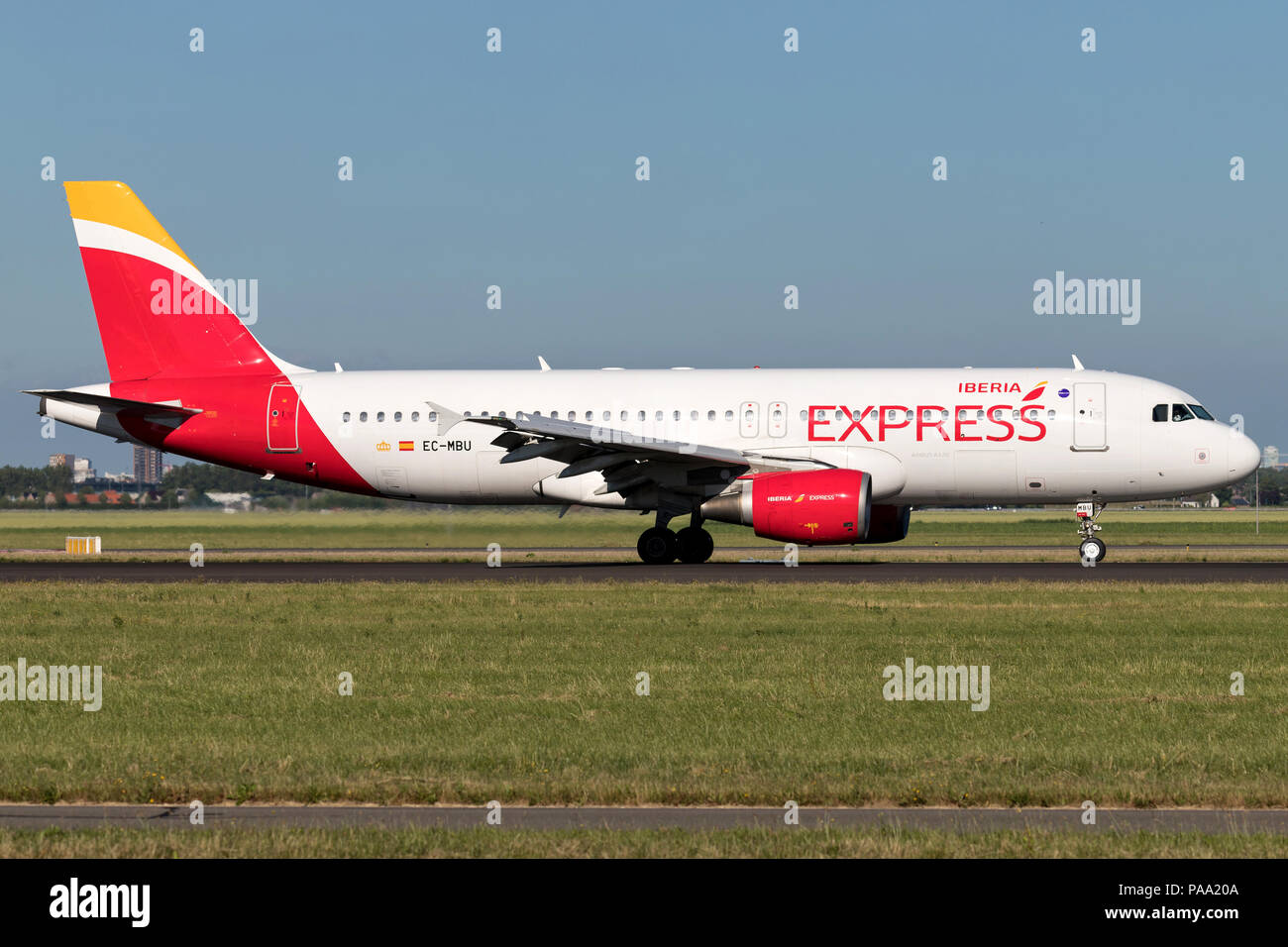 Spanish Iberia Express Airbus A320-200 with registration EC-MBU just ...