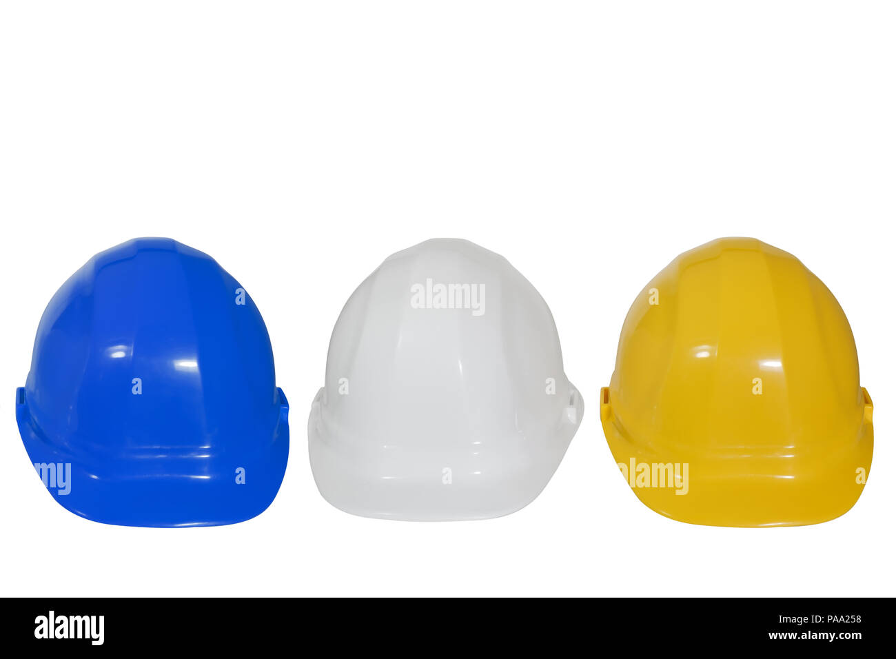 Safety hat isolated on white background. with path Stock Photo - Alamy