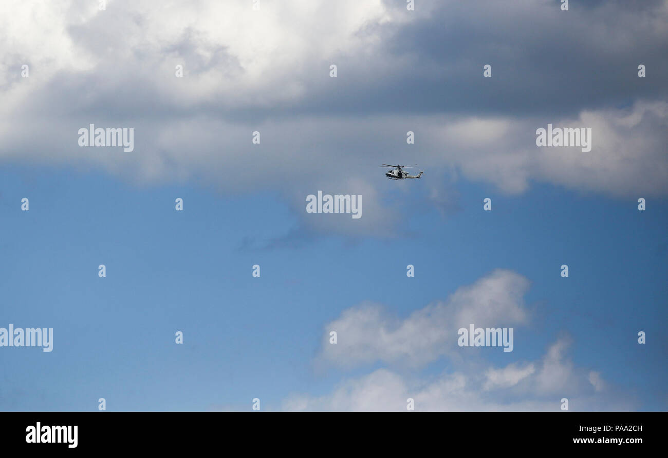 A rotary-wing aircraft operated by Marines with Marine Light Attack ...