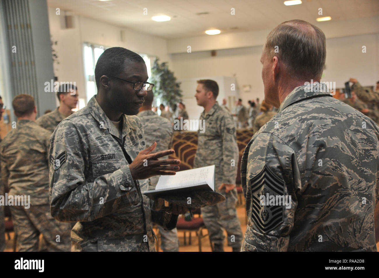 Chief Master Sgt. of the Air Force James A. Cody shares one-on-one ...