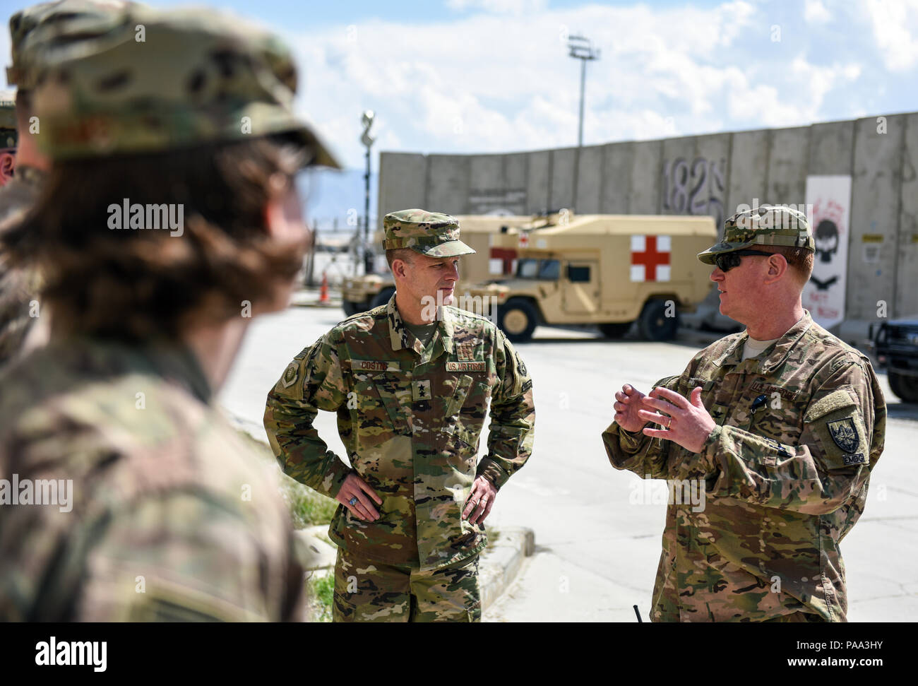 Chaplain (Maj. Gen.) Dondi Costin, Air Force Chief of Chaplains (left ...