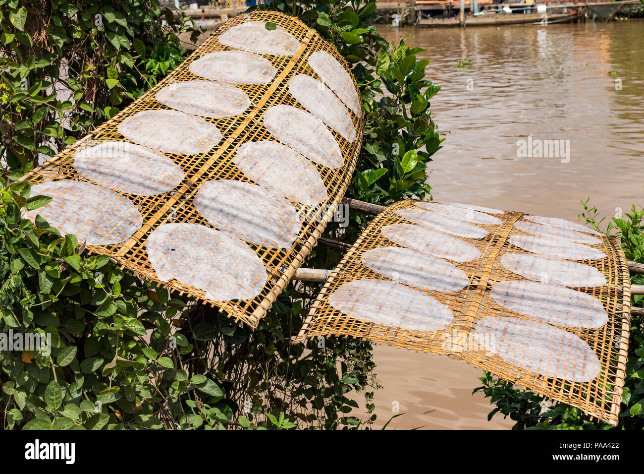 Drying rice noodle hi-res stock photography and images - Alamy